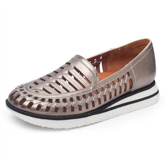 YES | Shoes | New Yes Ava Loafer Shoes In Pewter Metallic Plonge ...